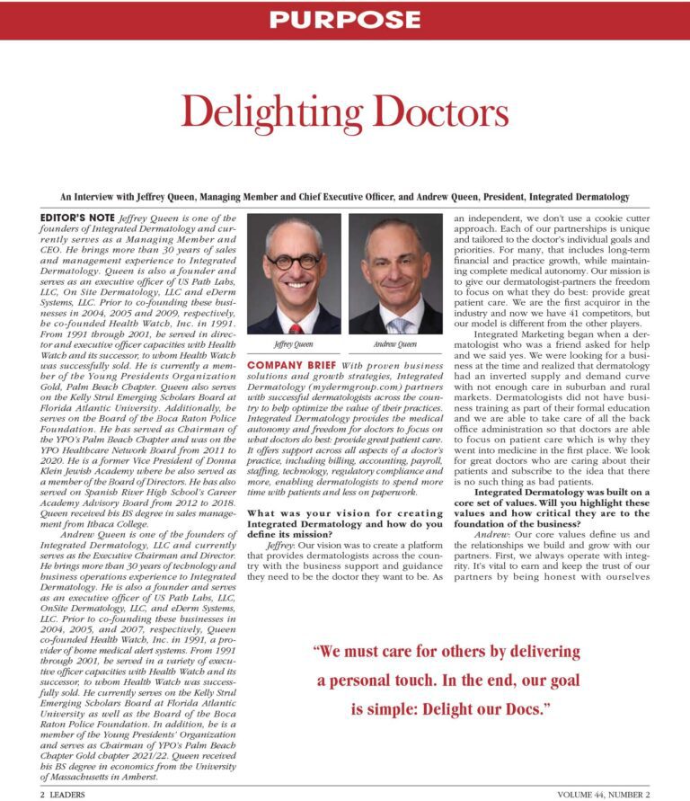 Leaders Magazine Features Jeff Queen and Andrew Queen of Integrated ...